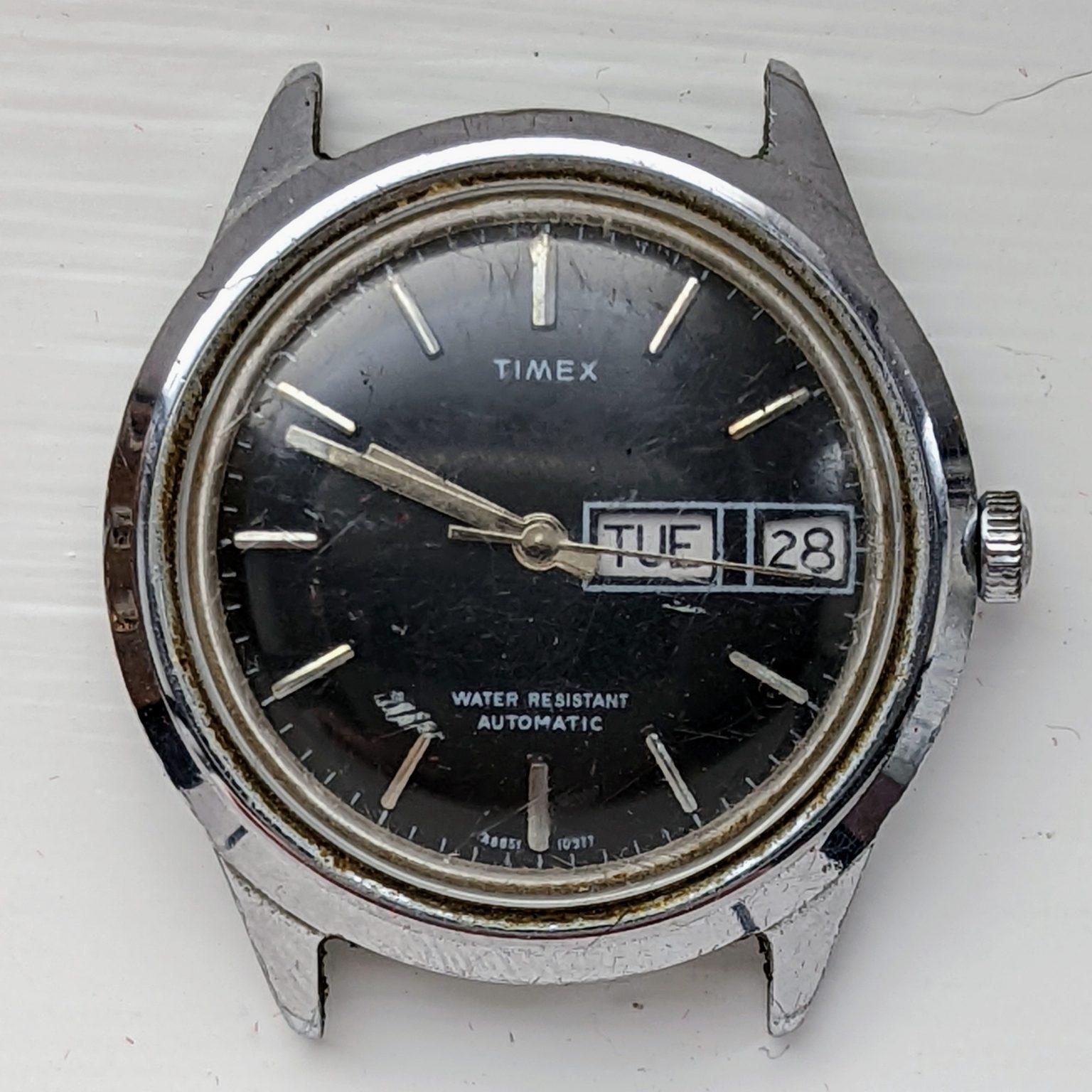 Timex Viscount Day Date Automatic Watch 48851 10977 [1977] | Vintage ...