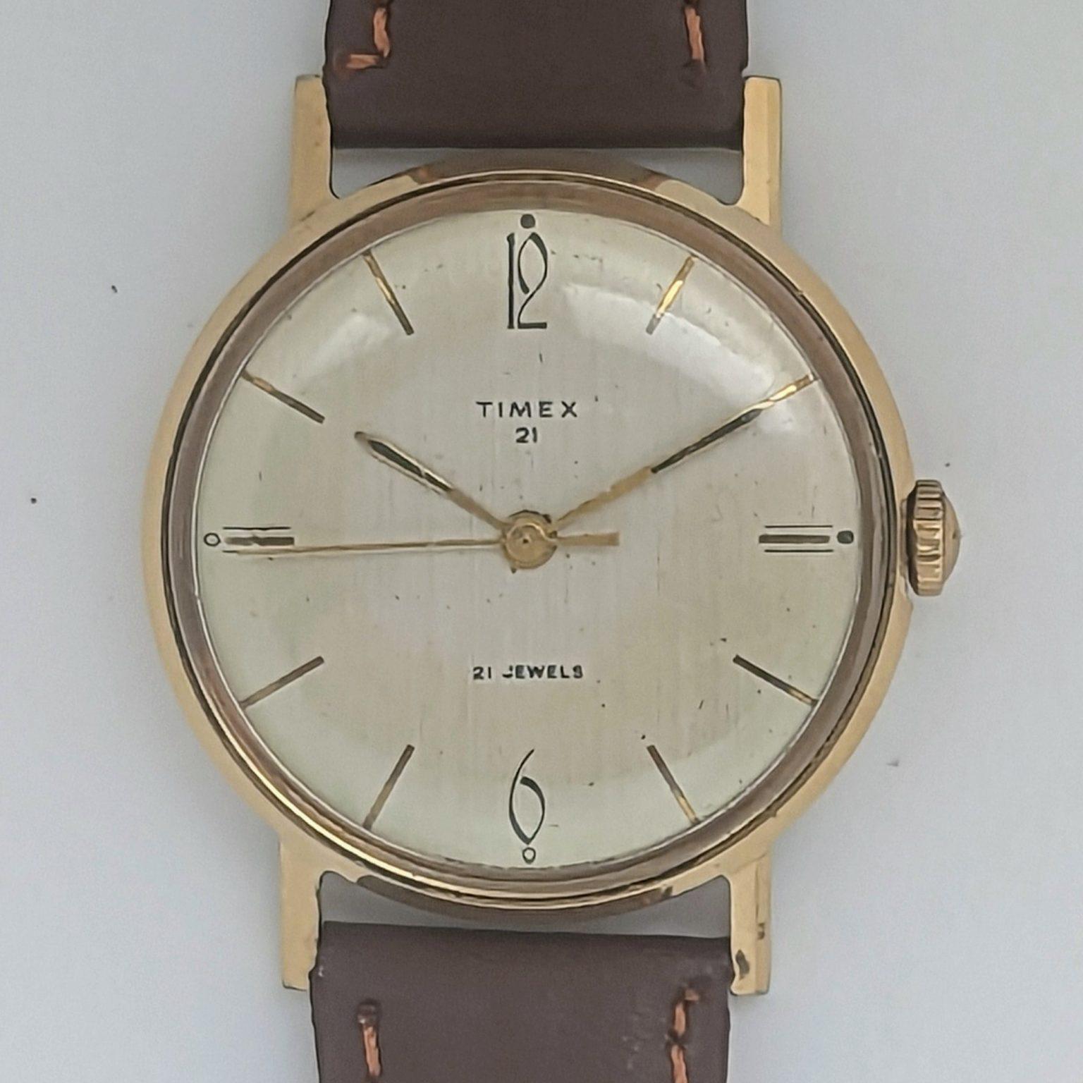 Timex 21 Jewels Watch KXFSM [1966] | Vintage Timex Watches