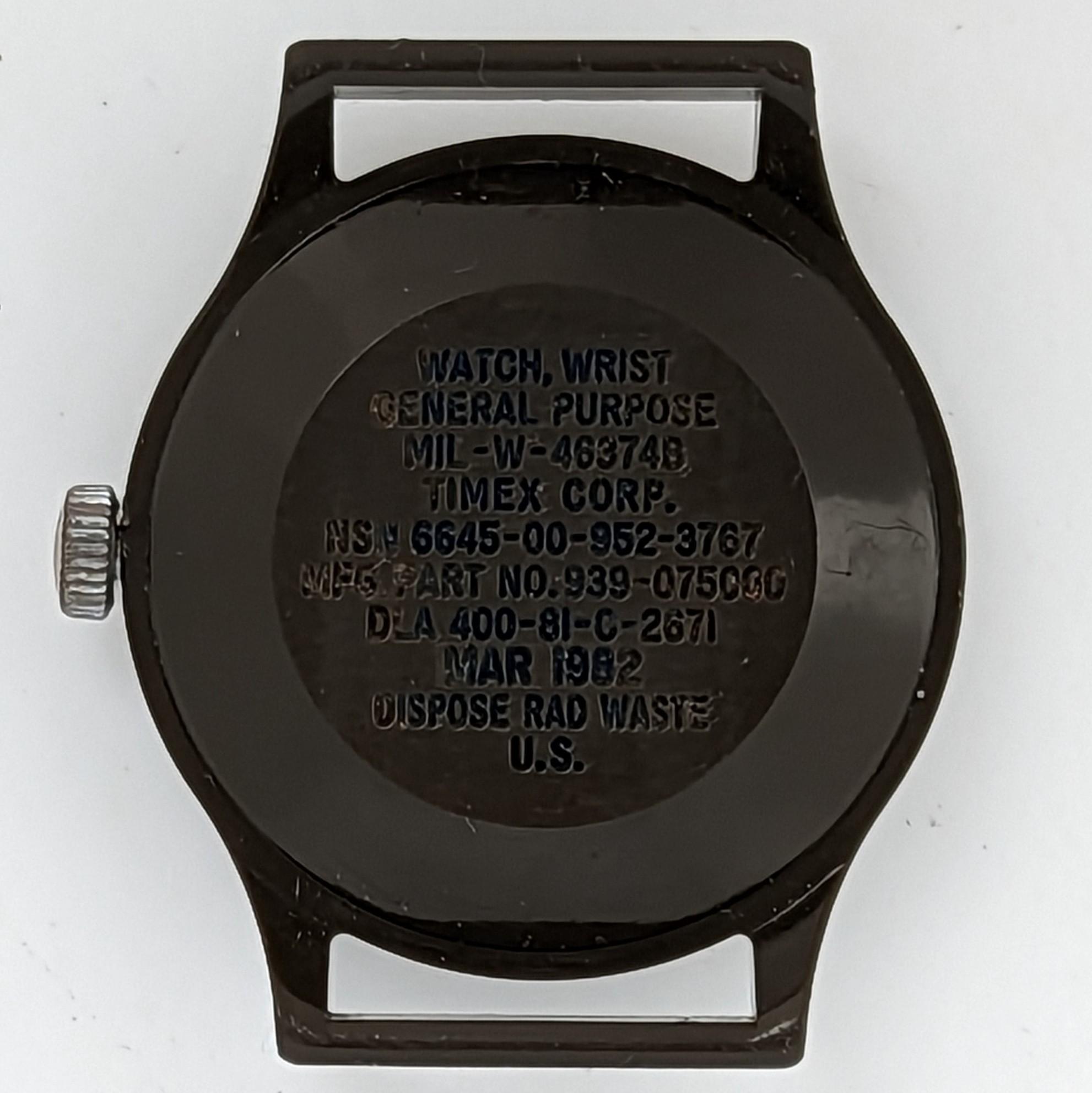 Timex Military Watch MIL-W-46374B 1982 | Vintage Timex Watches