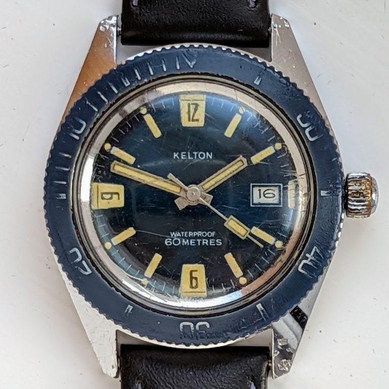 Kelton Skin Diver Watch 2157 2570 [1970] | Vintage Timex Watches