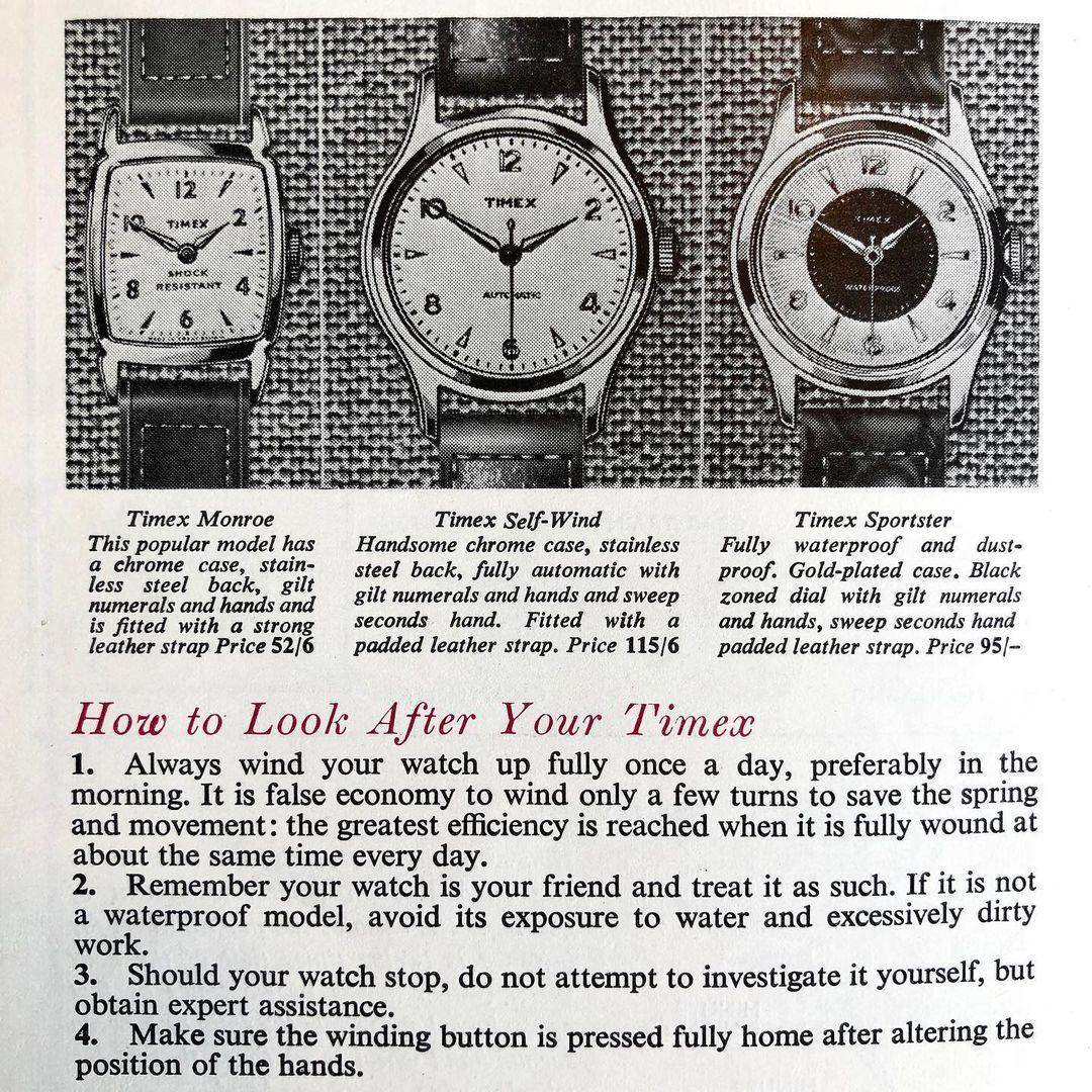 Timex Sportster Watch [1957] | Vintage Timex Watches
